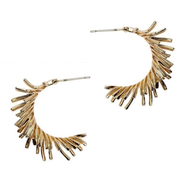 Jewelry | Spikey Pointy Gold Twig Branch Winter Tree Root Centipede ...